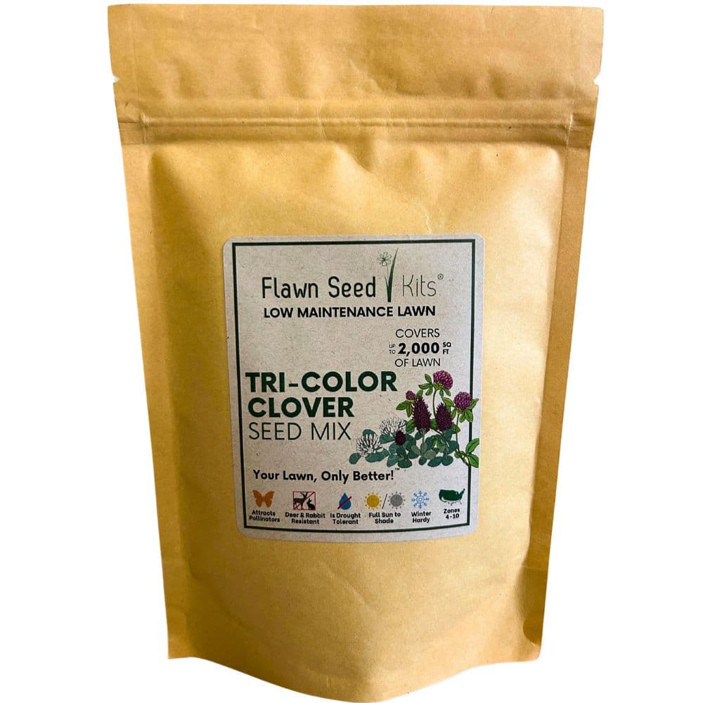 Flawn Seed Kits Tri-Color Lawn Flower Seed, Crimson, Medium Red and ...