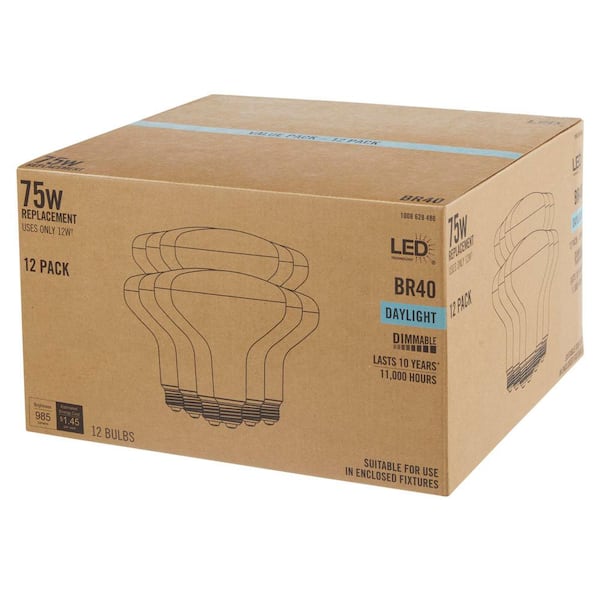 BR40 - LED Light Bulbs - The Home Depot