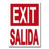 Lynch Sign 10 in. x 14 in. Exit/Salida Sign Printed on More Durable ...