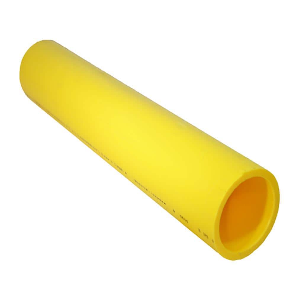HOME-FLEX 2 in. IPS x 500 ft. DR 11 Yellow Polyethylene Underground Gas ...