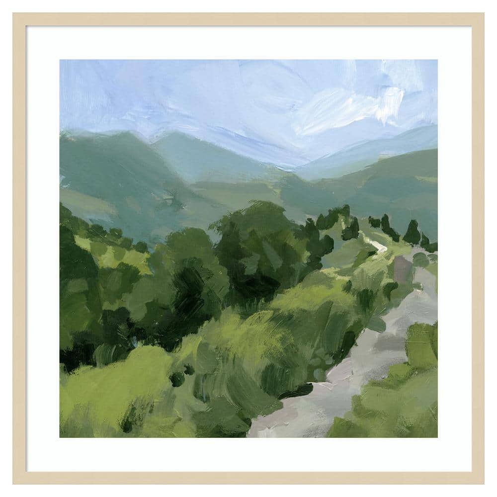 Amanti Art Tree Lined Path I by Victoria Barnes 33 in. W x 33 in. H ...