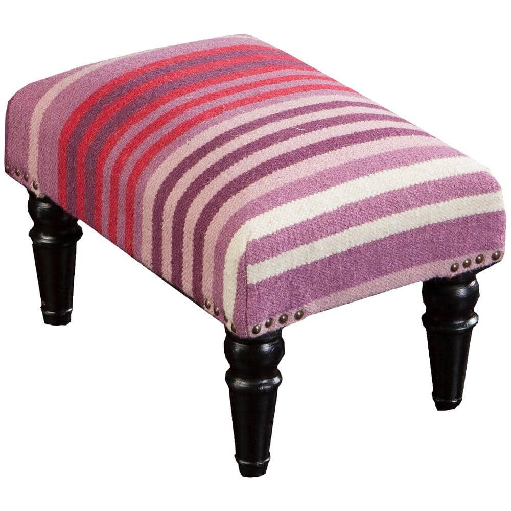 Artistic Weavers Uriaku Purple Accent Foot Stool S00151051784 - The ...