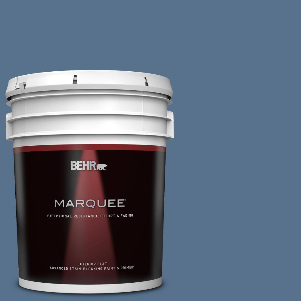 BEHR MARQUEE 5 gal. #PPU14-01 Arrowhead Lake Flat Exterior Paint ...