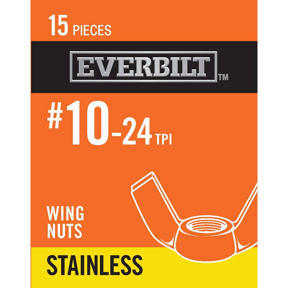 Have a question about Everbilt #10-24 Stainless Steel Wing Nut (15-Pack ...