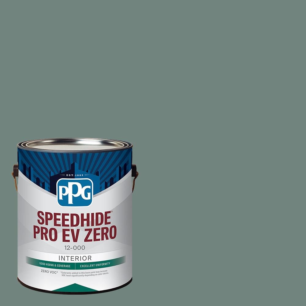 PPG Speedhide Pro EV Zero 1 gal. PPG1136-6 Dwarf Spruce Flat Interior ...
