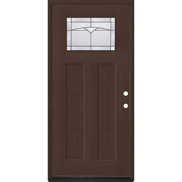 Steves & Sons Regency 36 in. x 80 in. 1/4 TopL Horizon Glass LHIS ...