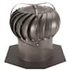LOMANCO 12 in. Weathered Bronze Aluminum Externally Braced Whirlybird ...