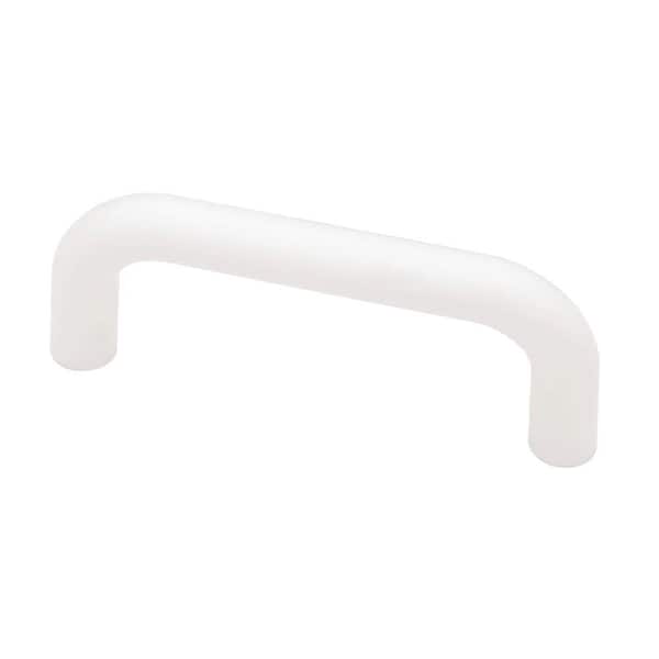 Liberty 3 in. (76mm) White Plastic Wire Cabinet Drawer Pull P604AAH-W ...