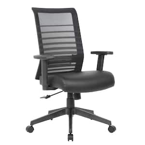 BOSS Office Products BOSS Mesh Fabric Adjustable Height Ergonomic Task ...