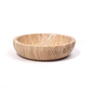 Afoxsos Beige Round Resin 10 in. Decorative Bowl 1-Pack for Kitchen ...