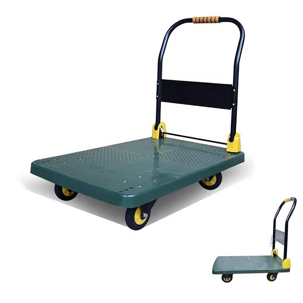Miscool Anky 440 lbs. Capacity Portable Platform Hand Truck Collapsible ...