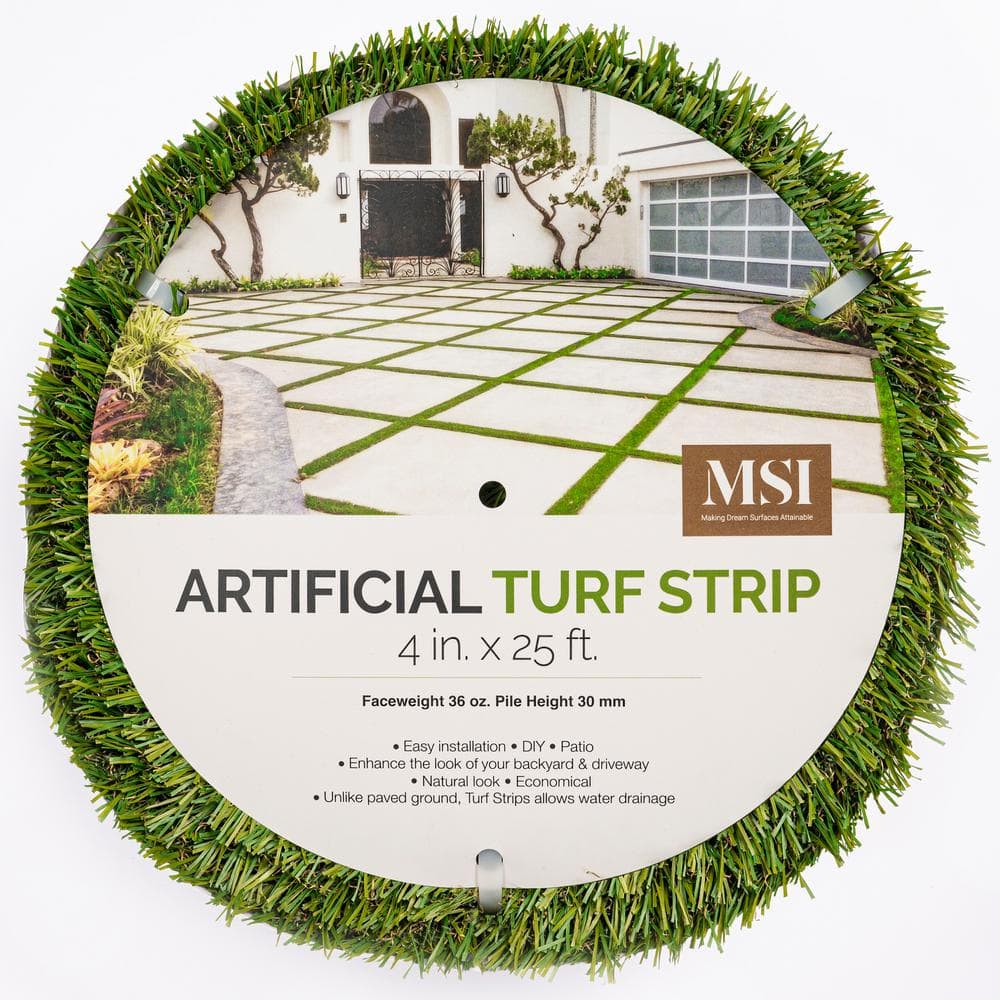 TrafficMaster Emerald Green 0.33 ft. x 25 ft. Pine Green Artificial ...