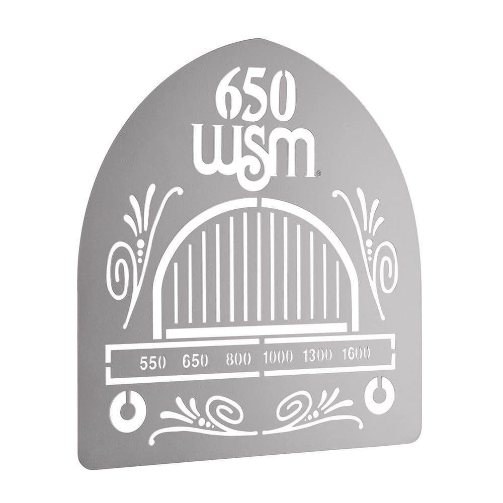 American Art Decor Grand Ole Opry WSM Radio Laser Cut Silver Metal ...