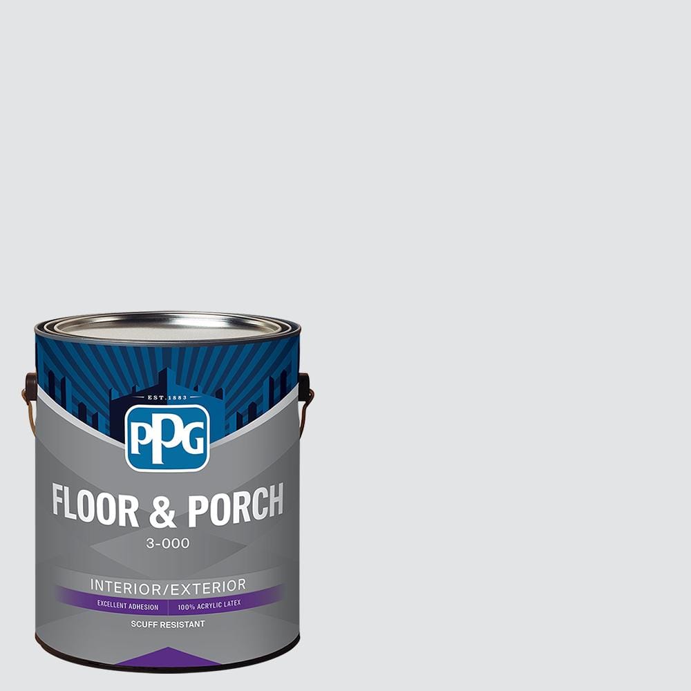 PPG 1 gal. PPG1169-1 Windswept Beach Satin Interior/Exterior Floor and ...