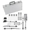 Silver Prestige Stainless Steel 21-Piece Cooking Accessory Grilling Set ...