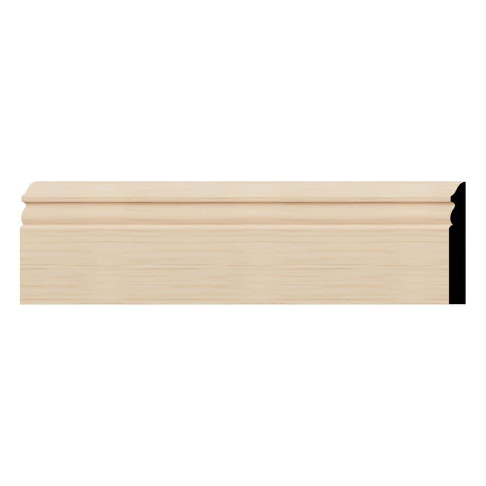 Ekena Millwork WM518 0.56 in. D x 5.25 in. W x 96 in. L Wood Alder ...