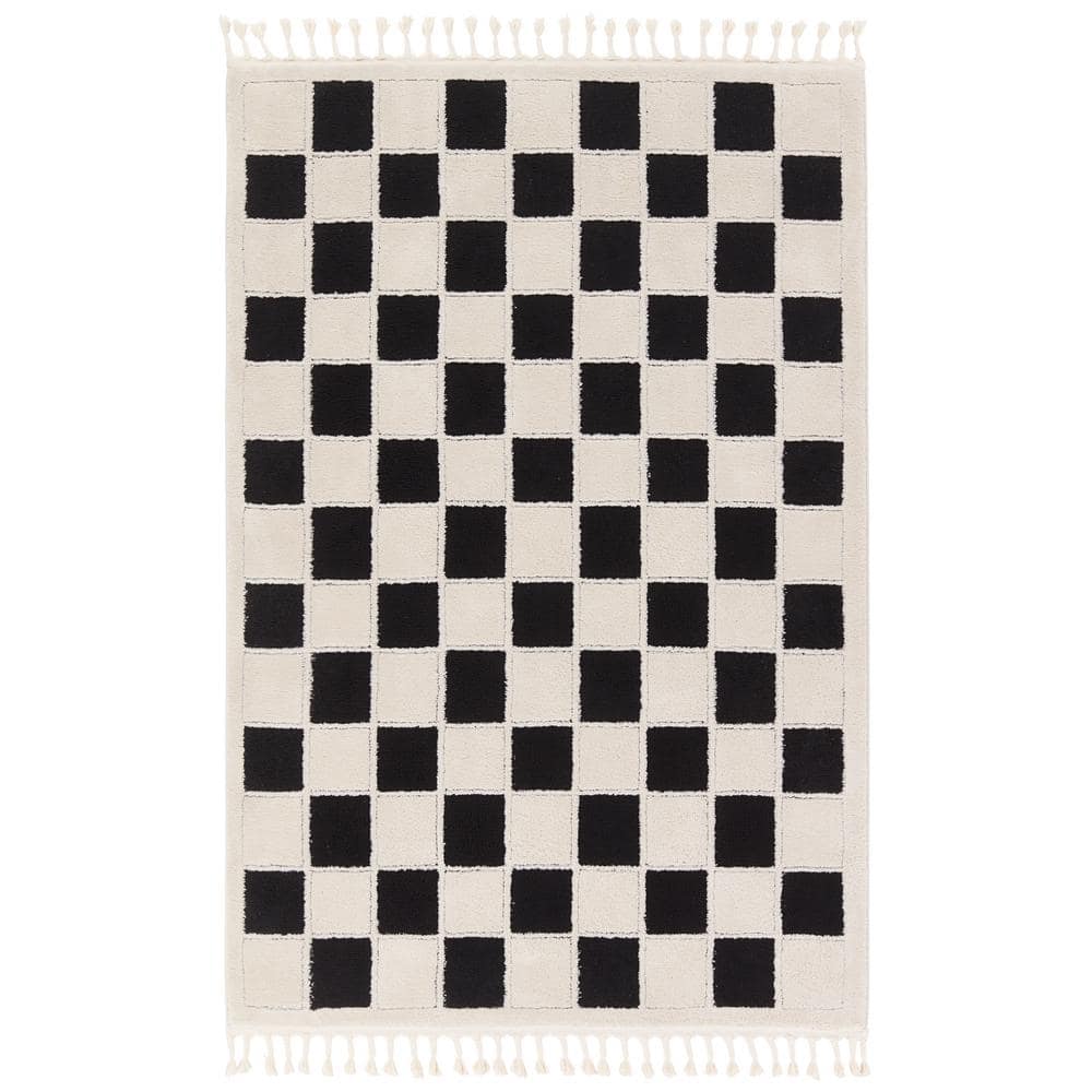 VIBE BY JAIPUR LIVING Nicia 6 ft. x 9 ft. Cream/Beige Geometric Area ...