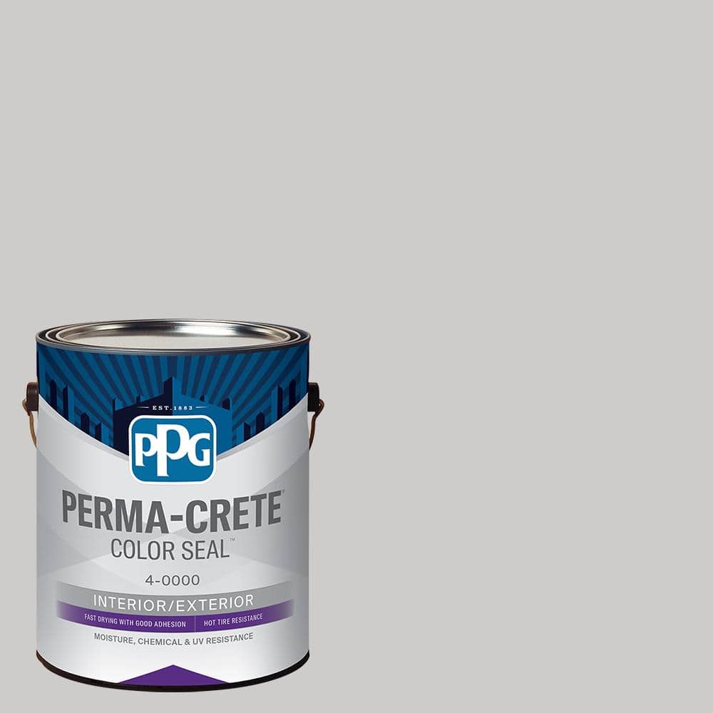 Perma-Crete Color Seal 1 gal. PPG0996-2 Steely Gaze Satin Interior ...