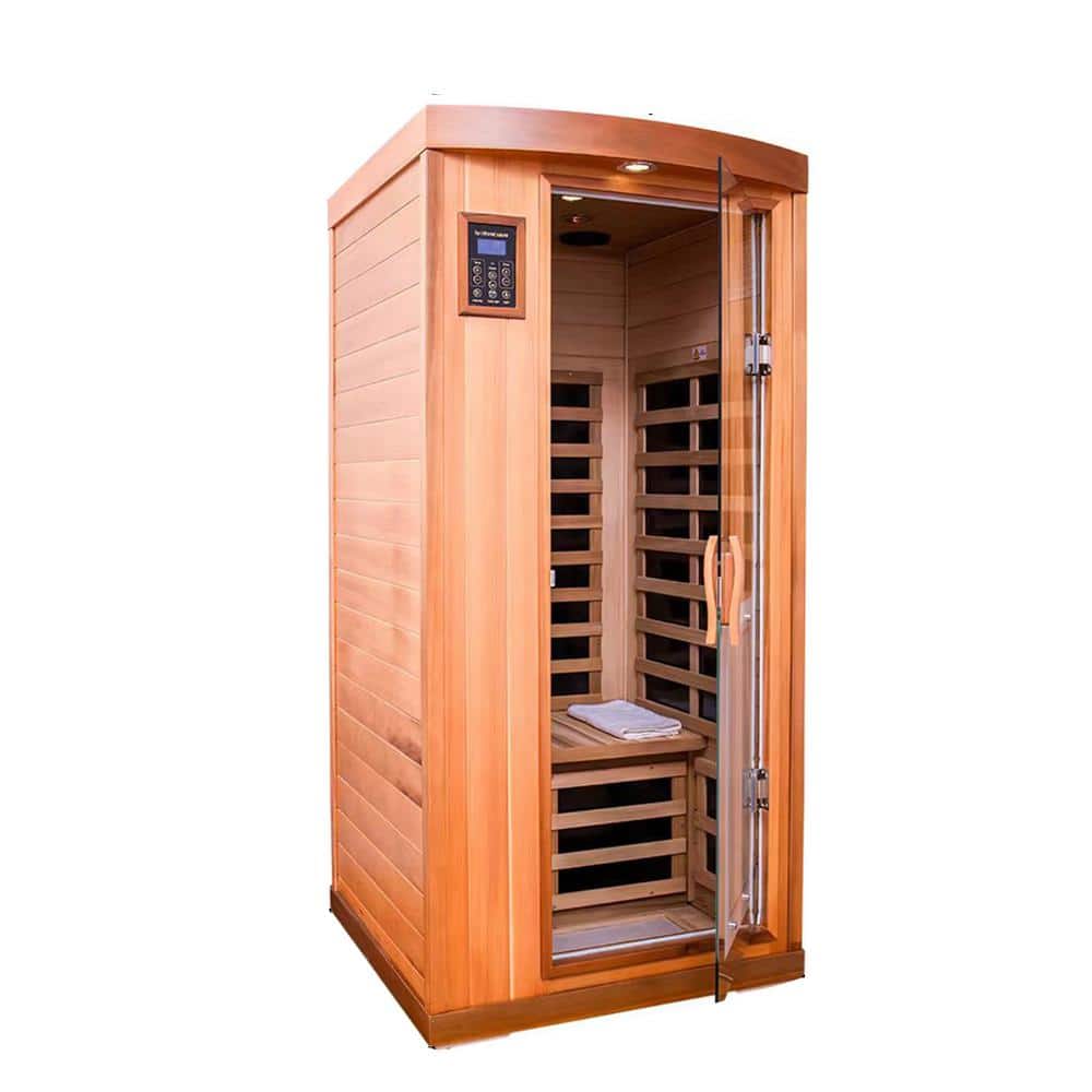 Boosicavelly 1-Person Sauna with LCD Display, Touch Control and ...