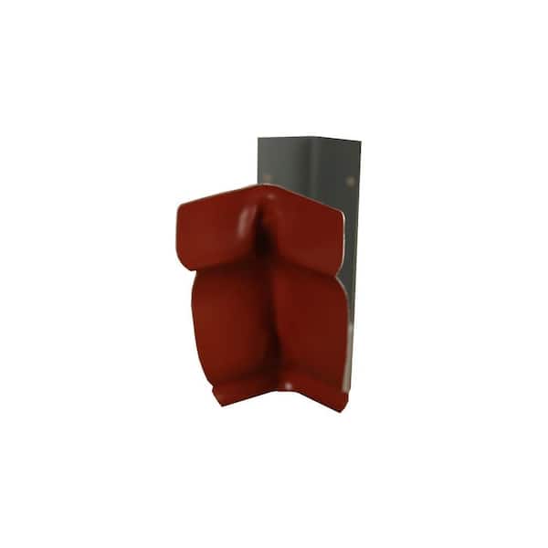 Amerimax 6 in. Red Aluminum Inside Strip Miter 6ISMRE - The Home Depot