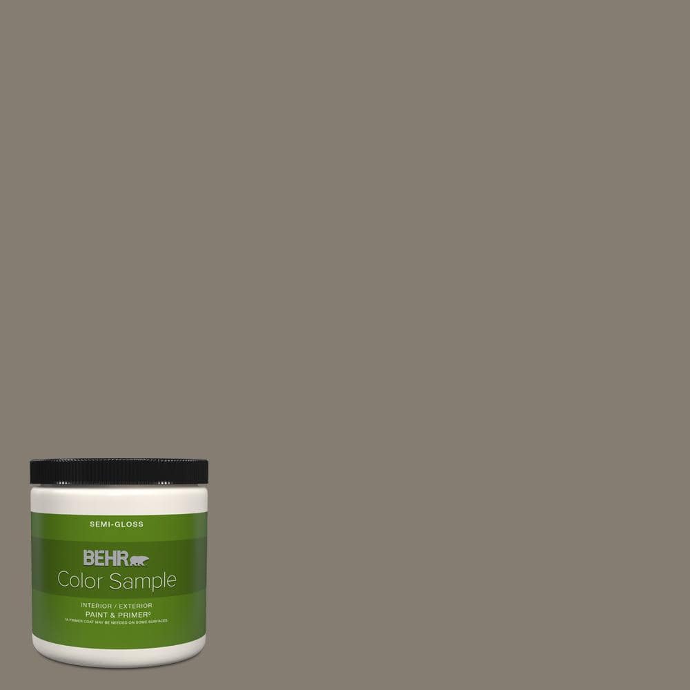 BEHR PREMIUM PLUS 8 oz. #MQ2-53 Smoky Trout Semi-Gloss Interior ...