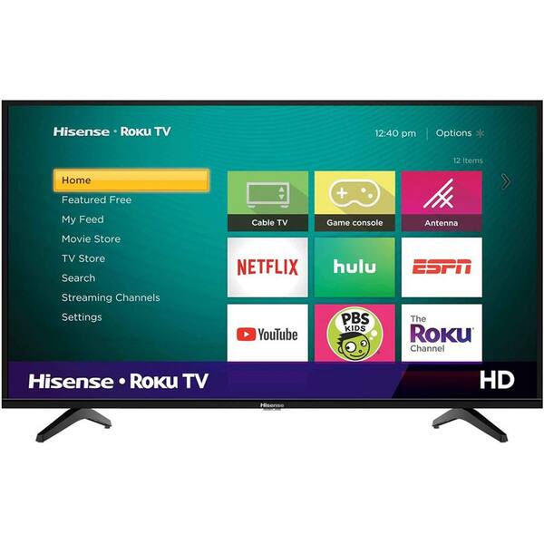 Etokfoks 43-Inch Class H4 Series LED Roku Smart HDTV with Alexa ...