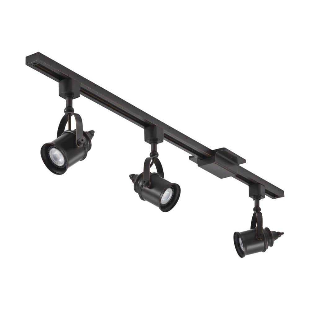 Lithonia Lighting 3.71 ft. Oil Rubbed Bronze Integrated LED Track ...