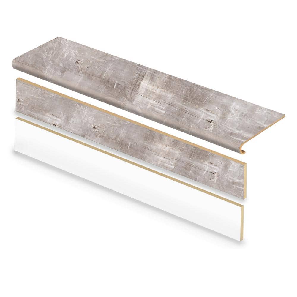 Cap A Tread Scratch Stone 47 in. L x 12.15 in. W x 42.92 mm T Vinyl ...