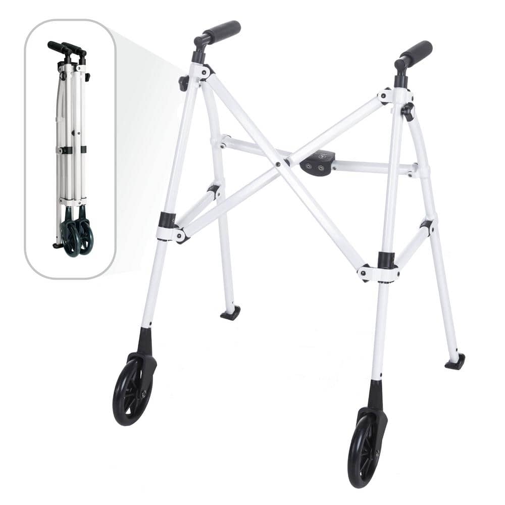 Stander Space Saver Walker, Lightweight 2-Wheel Folding Walker with ...