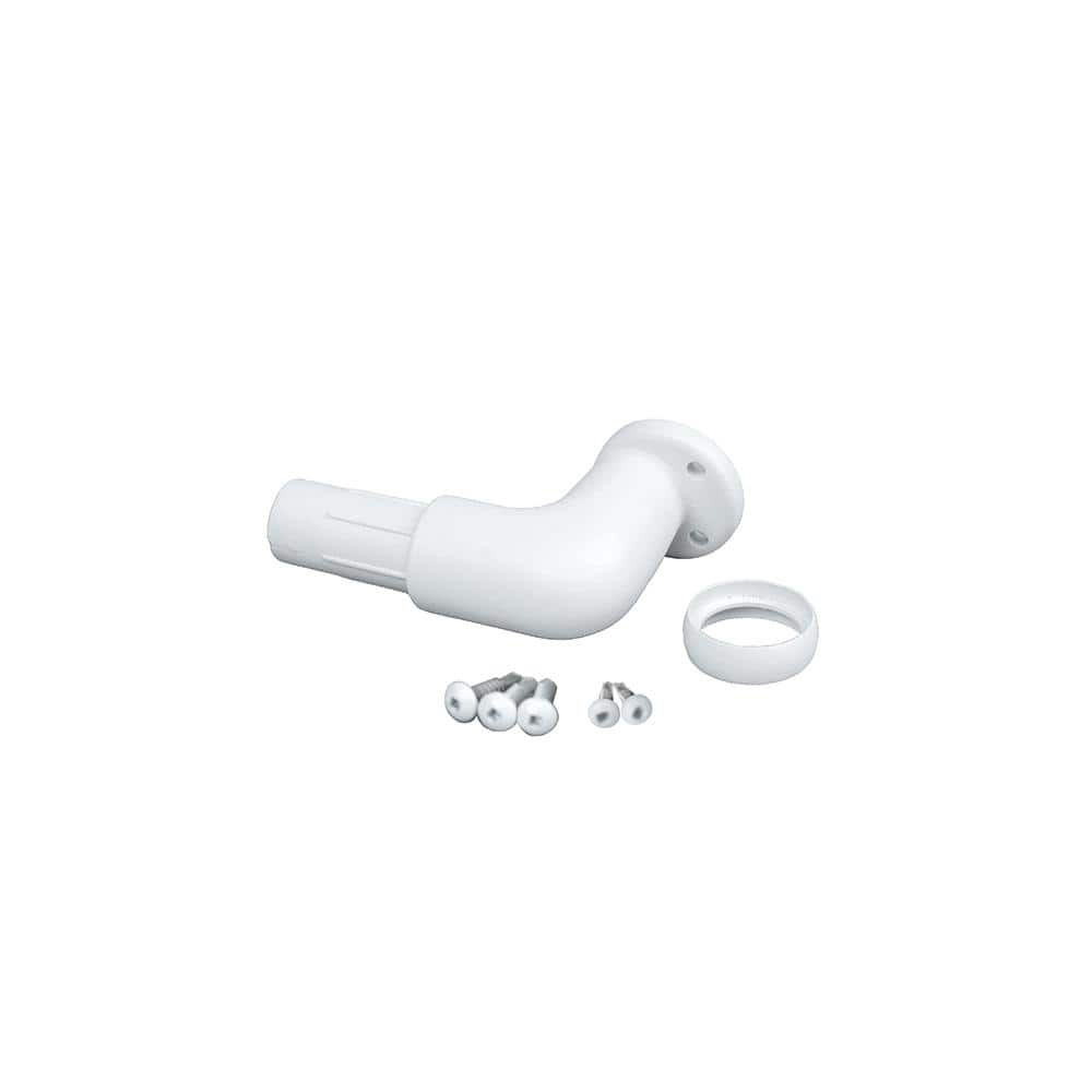 WESTBURY Continuous Handrail White Aluminum Wall Return Fine Texture ...