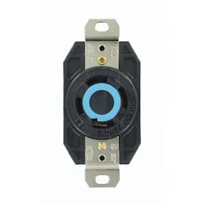 AC WORKS 3-Phase 30 Amp 250-Volt NEMA L15-30R Flush Mounting Locking ...