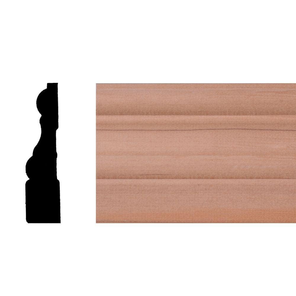 Builder's Choice OP411 11/16 in. x 3 in. Hemlock Wood Casing H 41114 ...