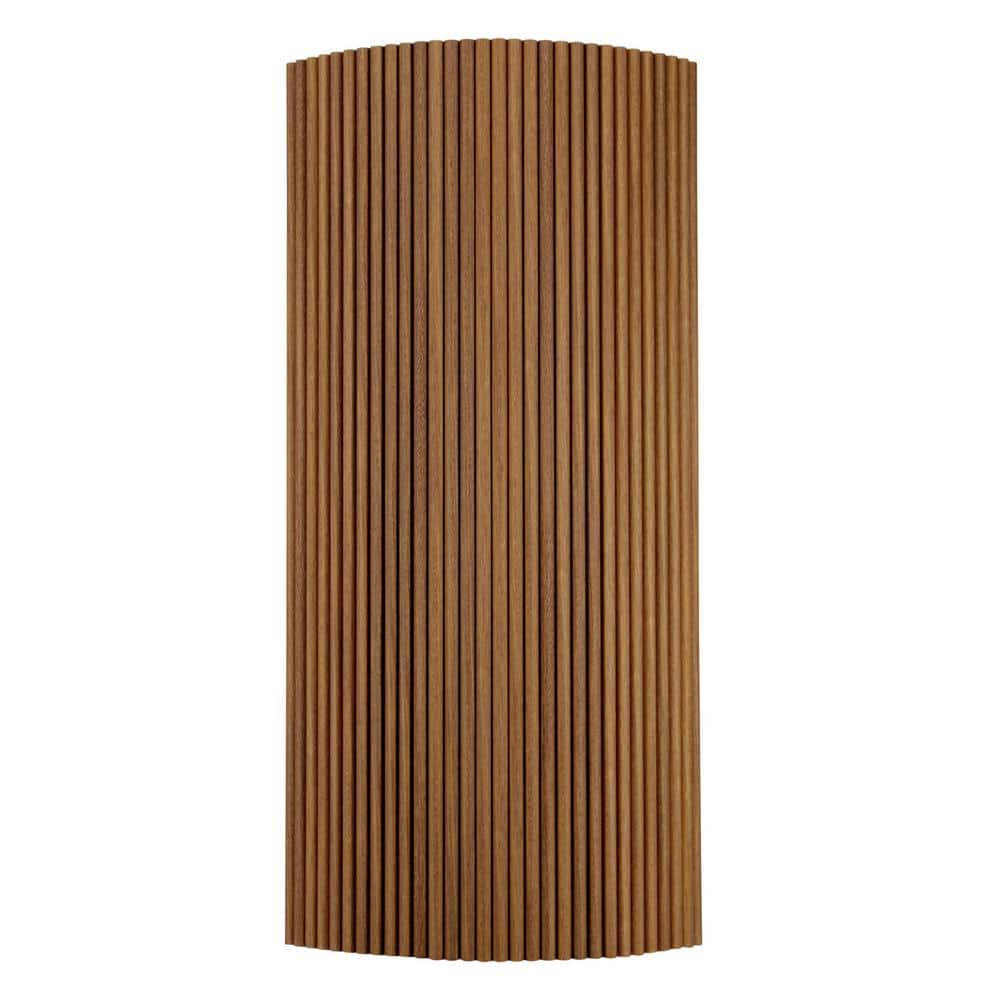 Ejoy 106 in. x 24 in. x 0.43 in. Wood Half Circle Flexible Multi ...