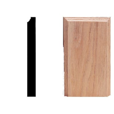 HOUSE OF FARA 1 in. x 5-1/2 in. x 9-3/8 in. MDF Victorian Plinth Block ...