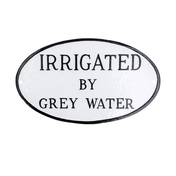 Montague Metal Products 6 in. x 10 in. Small Oval Irrigated By Grey ...