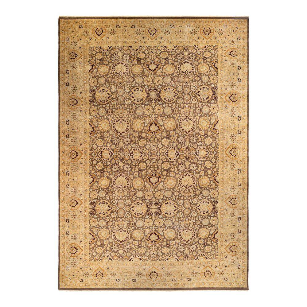 Chloe & Olivia Home Mogul Brown 12 ft. x 18 ft. Oriental Wool Indoor ...