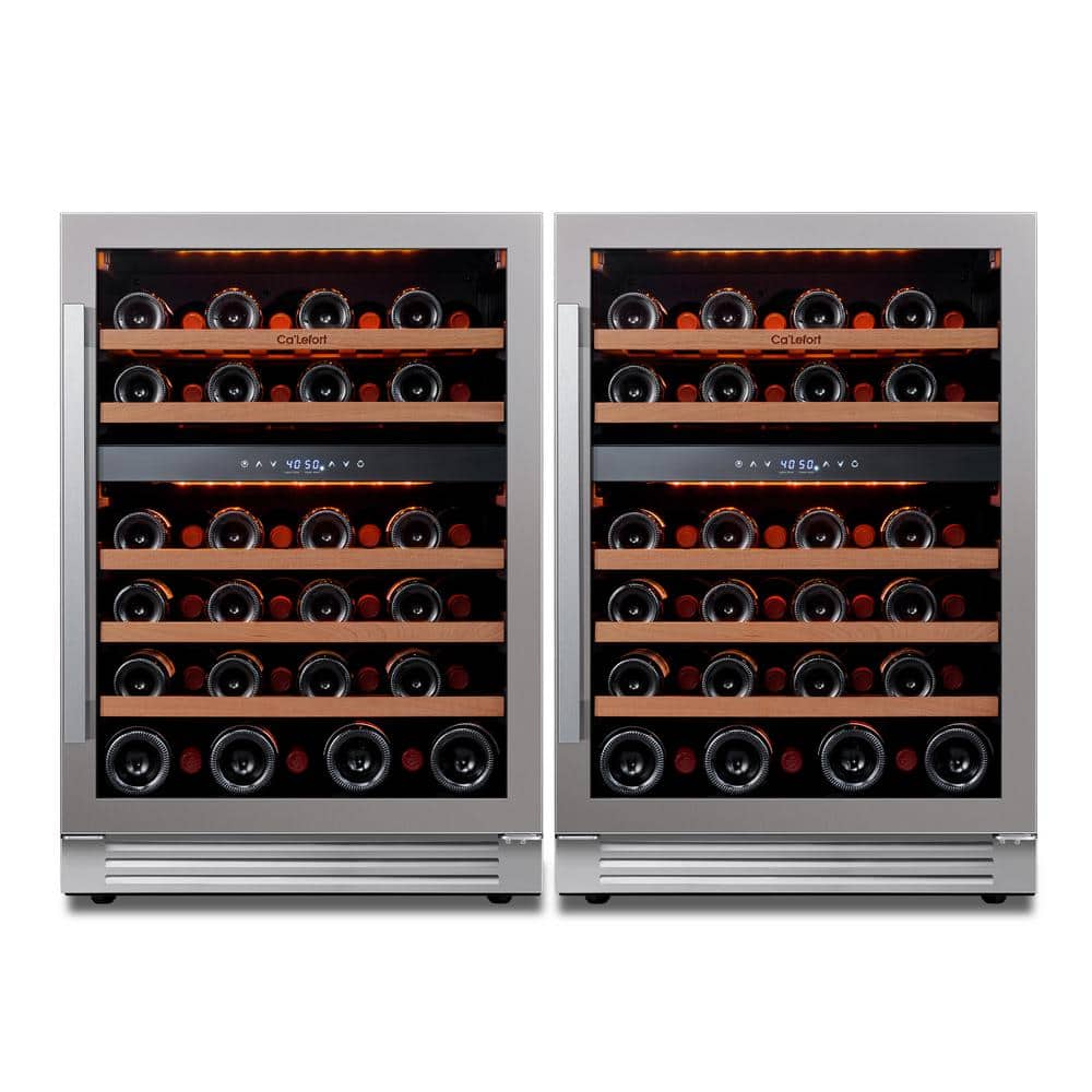 Ca'Lefort 48 in. Quad Zone Cellar Cooling Unit 92-Bottles Built- in ...