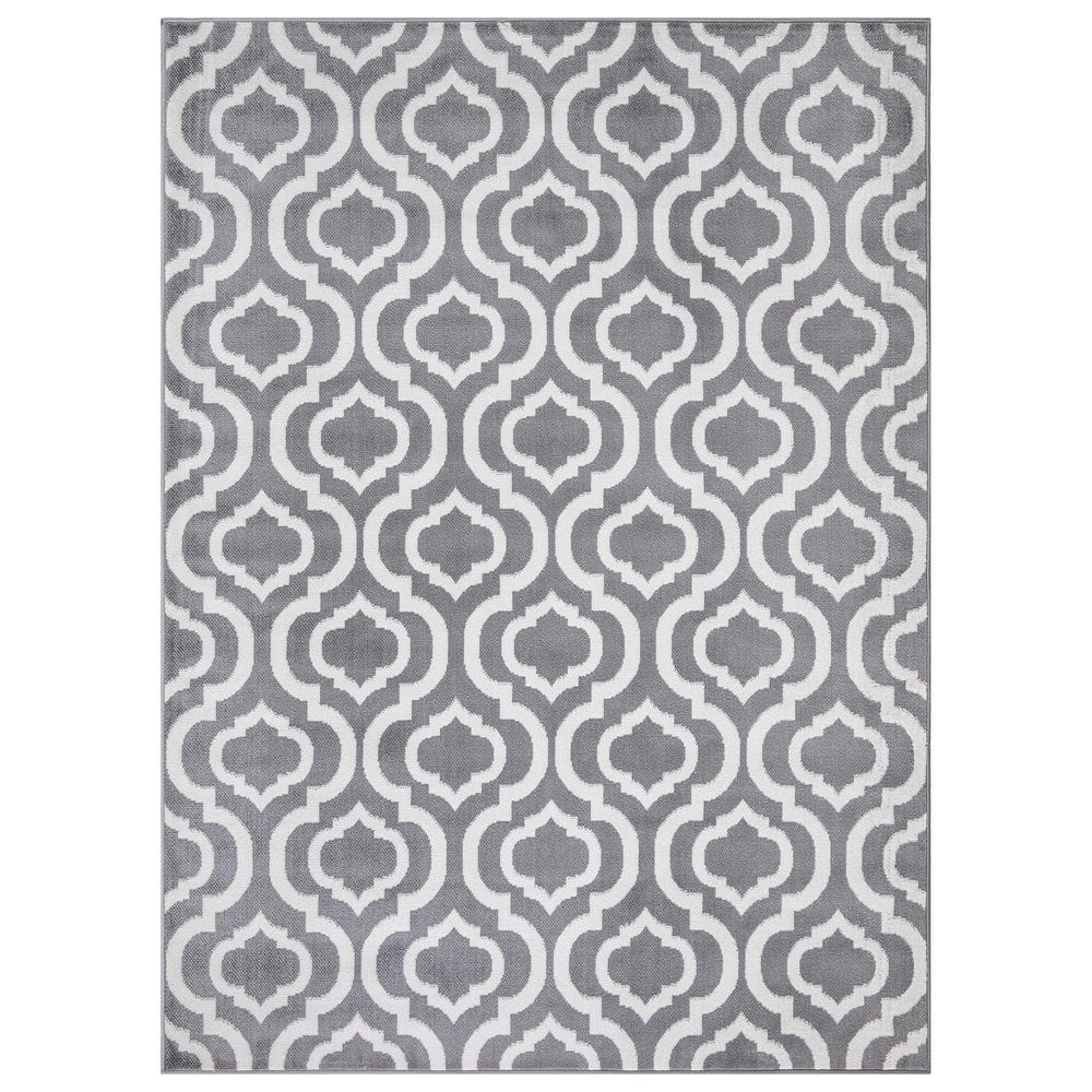 Ottomanson Rixos Collection Moroccan Trellis 7x10 Indoor Living Room ...