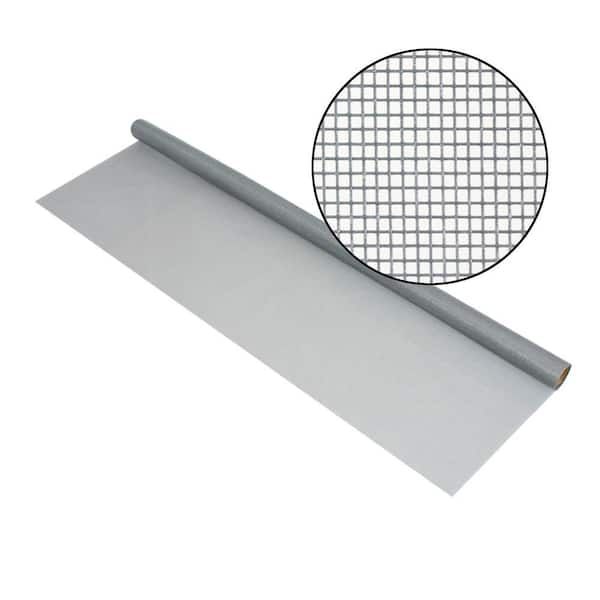 Phifer 36 in. x 84 in. Silver Gray Fiberglass Screen 3003918 - The Home ...