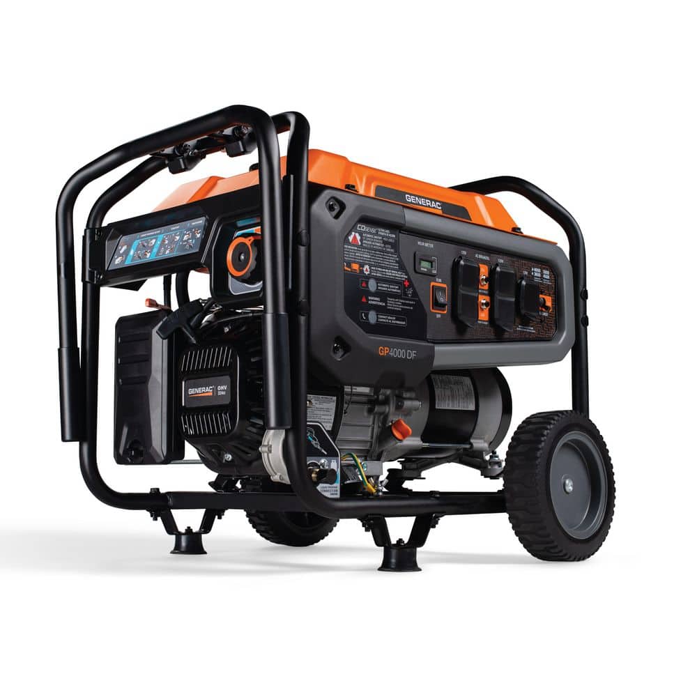 Generac 6875 / 5500-Watt Electric Switch Gasoline Powered Portable ...