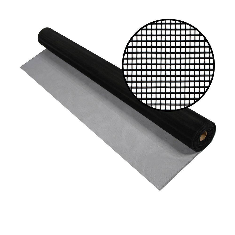 Phifer 60 in. x 100 ft. Black Aluminum Screen (Tube) 3016855 - The Home ...