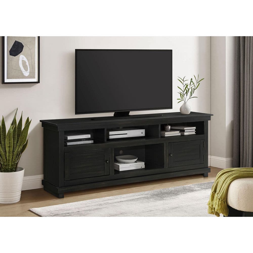 Coaster Payne Distressed Java TV Stand Media Console Fits TV's up to 75 ...