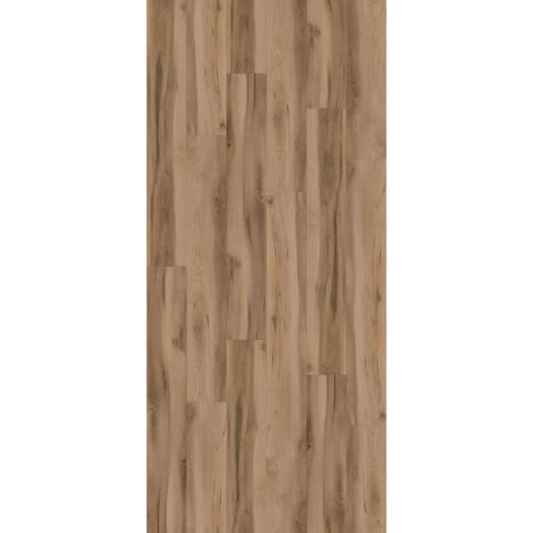 TOUCH OF COLOR FLOORING Camelia Barley 20 MIL x 7 in. W x 60 in. L ...