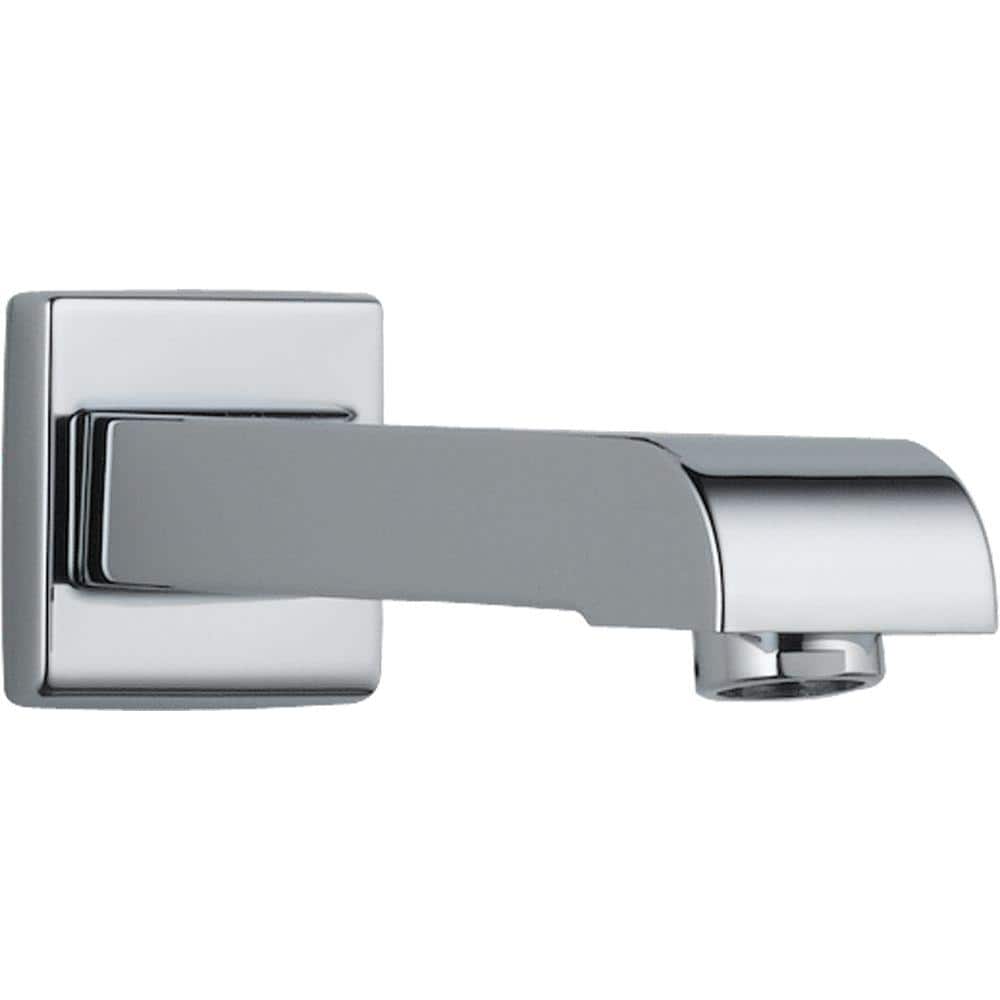 Delta Arzo and Vero 7 in. Metal Non-Diverter Tub Spout in Chrome ...