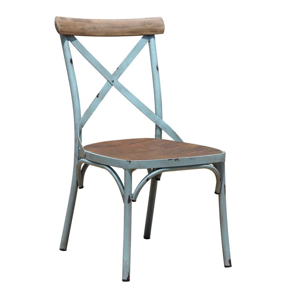 Courtyard Casual Lancaster Dining Chair Hand Brushed Finish Seat and ...
