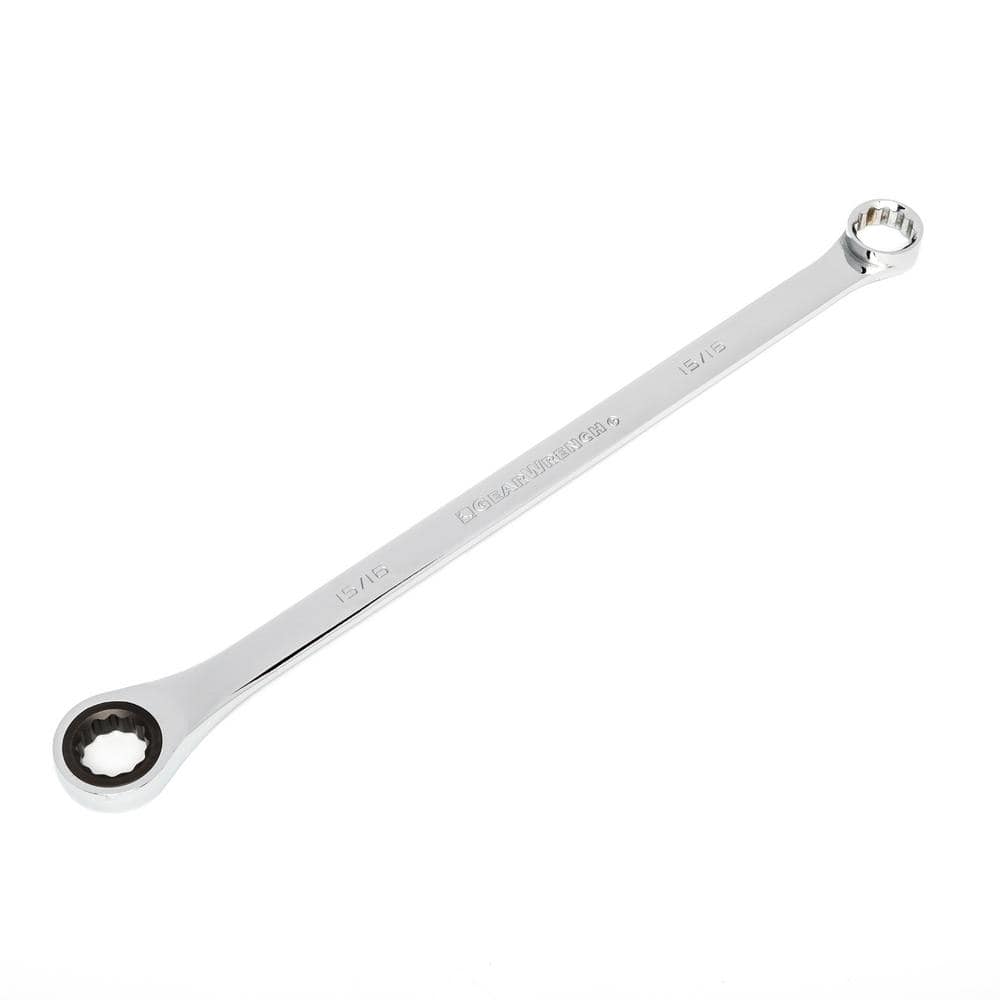 GEARWRENCH GearBox XL 12-Point SAE Double Box-End Ratcheting Wrench 15/ ...