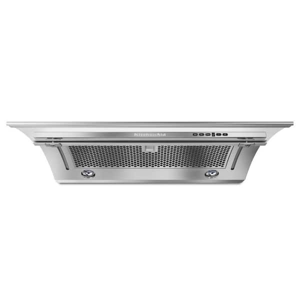 KitchenAid 36 in. Convertible Under Cabinet Slide-Out Range Hood in ...