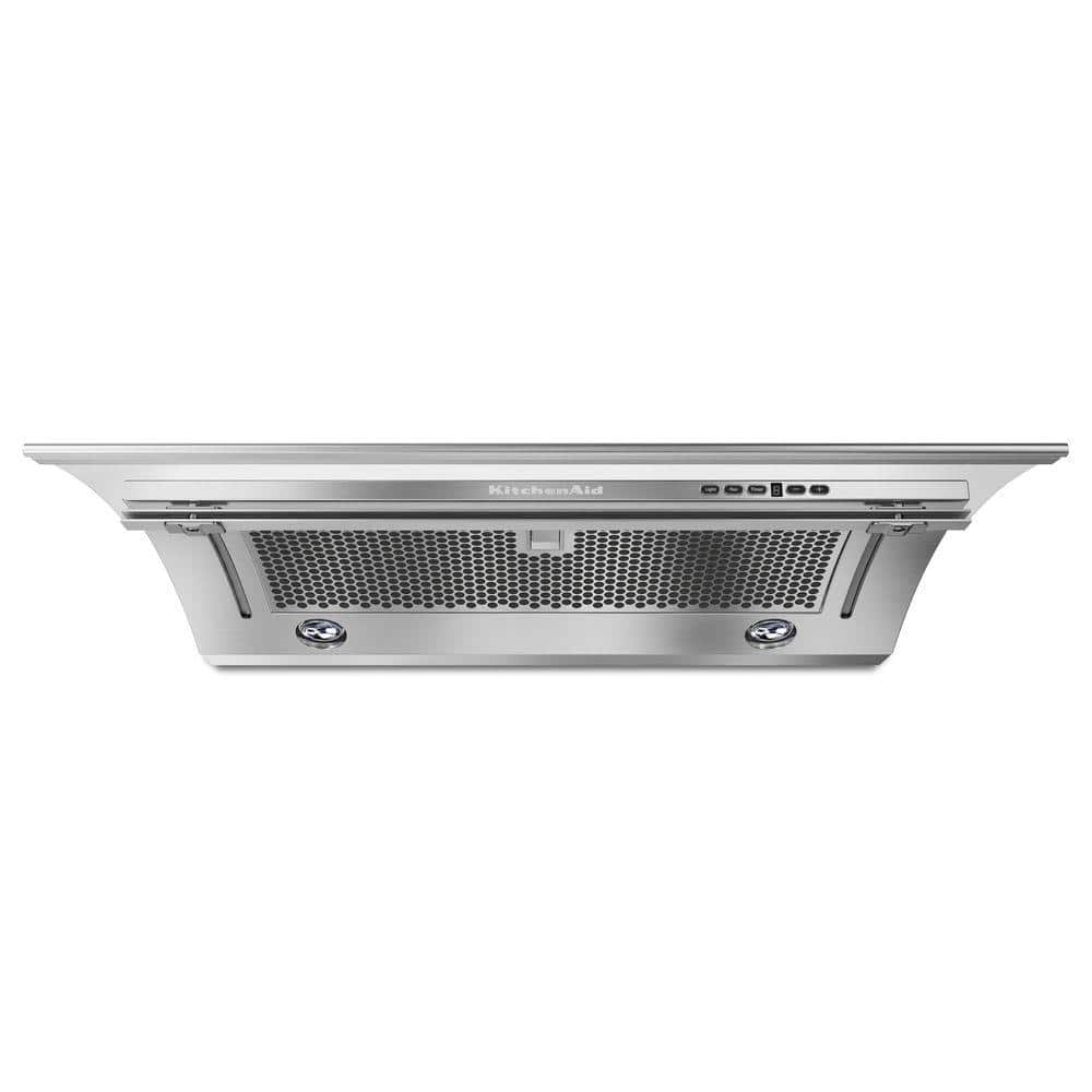 KitchenAid 30 in. Convertible Slide-Out Range Hood in Stainless Steel ...