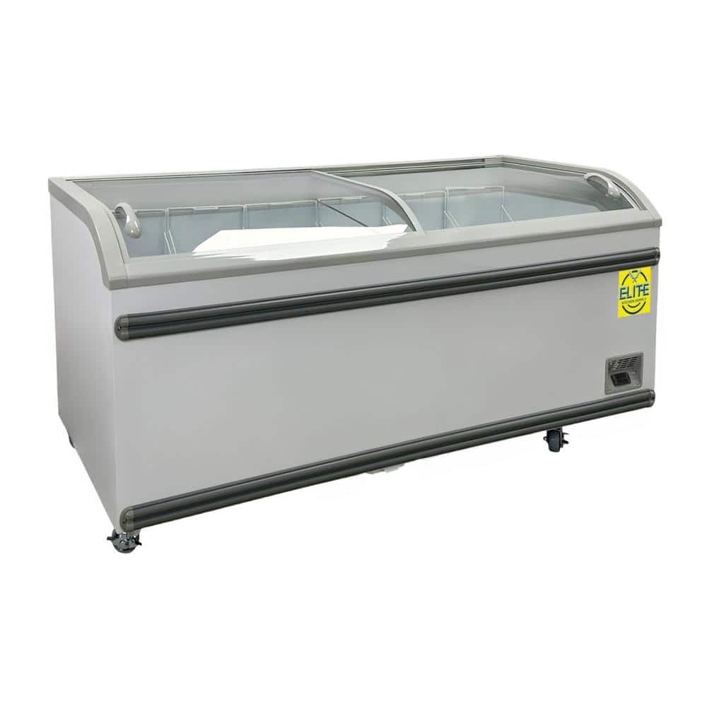 Elite Kitchen Supply 79 in. 16.777 cu. ft. Manual Defrost Chest Freezer ...