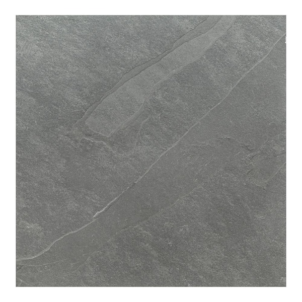 MSI Take Home Tile Sample-Montauk Blue 4 in. x 4 in. Gauged Slate Floor ...